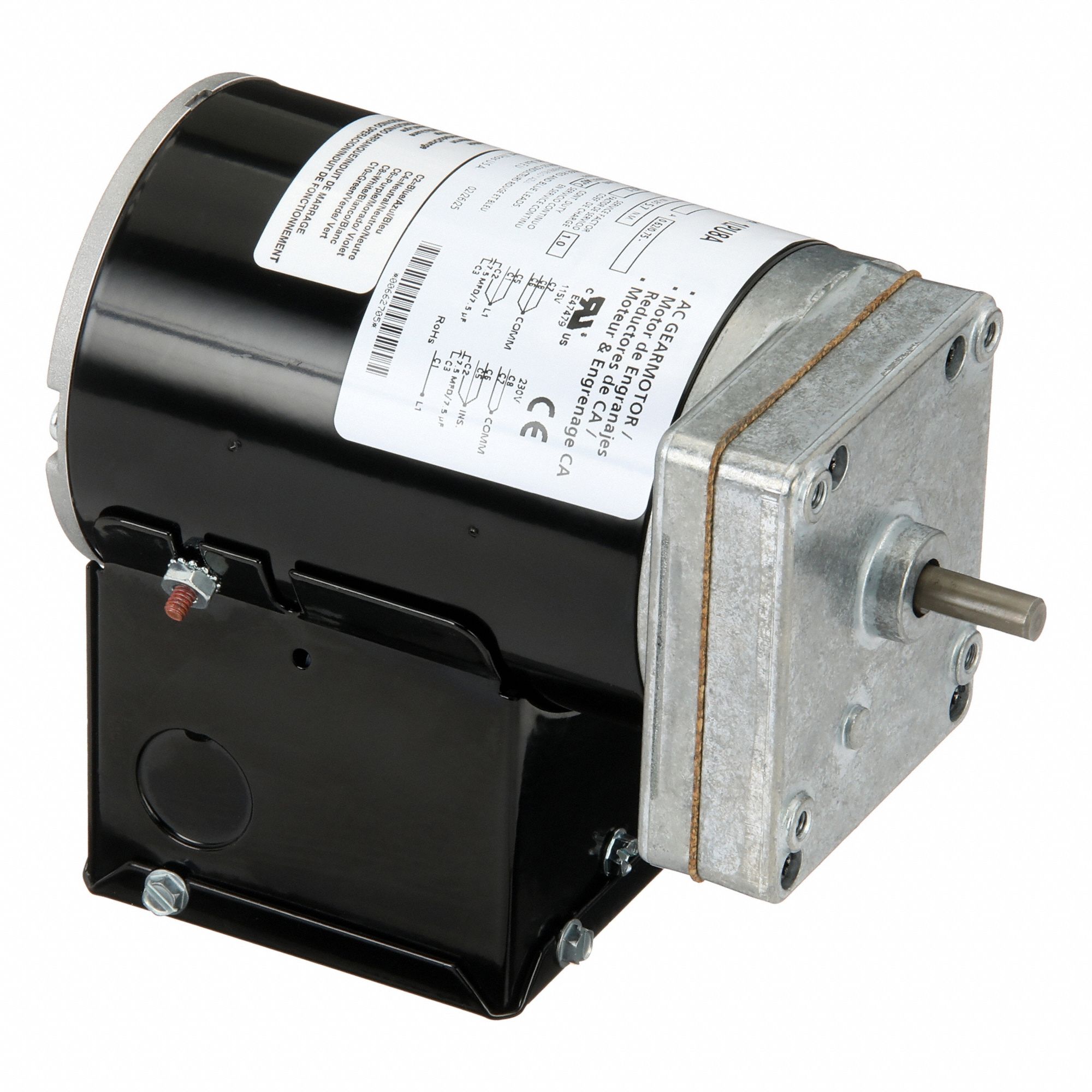 DAYTON Motorreductor CA, 115/230VCA, HP 1/20, RPM 36 - Motorreductores ...