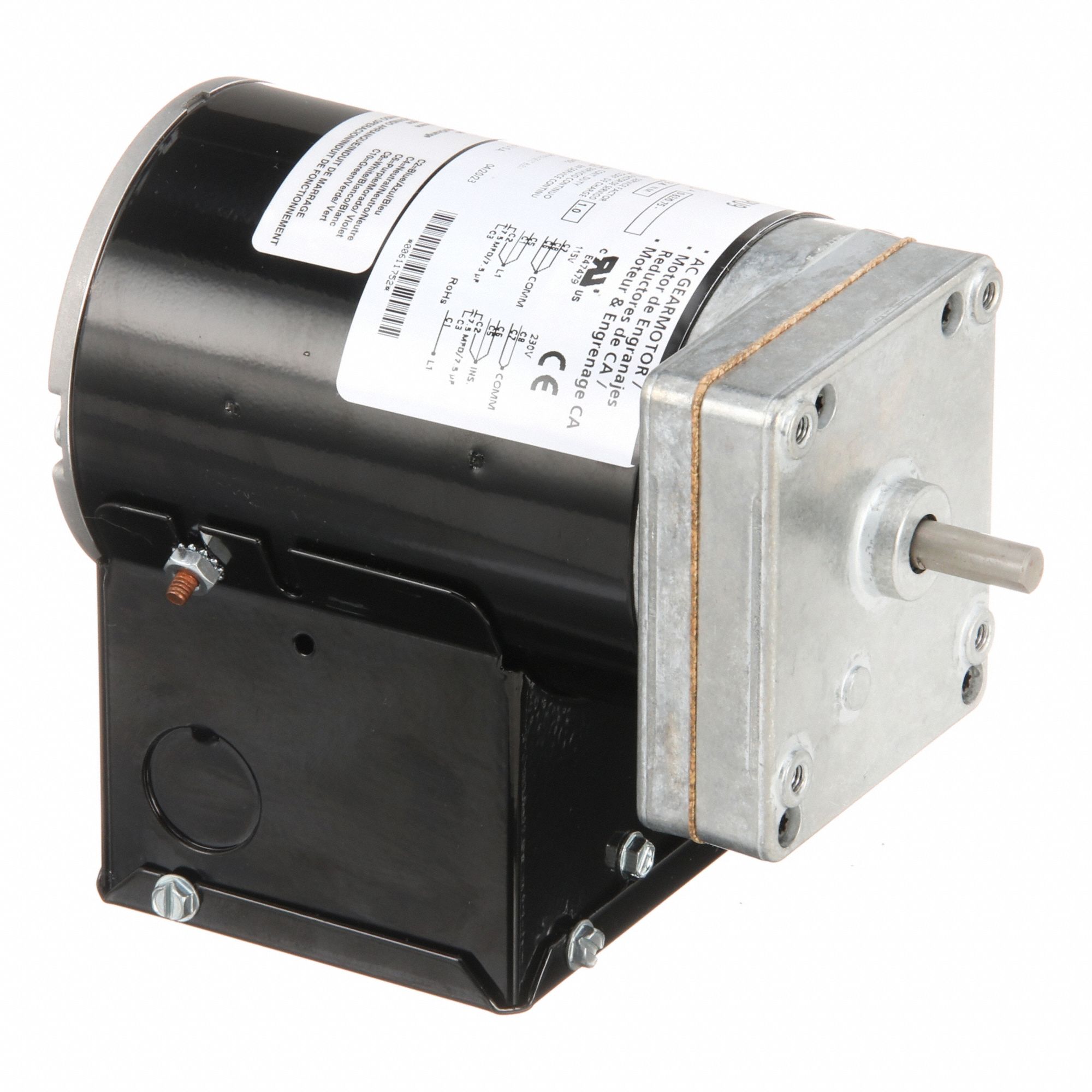 DAYTON, Parallel, Single Output Shaft, AC Gearmotor - 1LPU9|1LPU9 ...