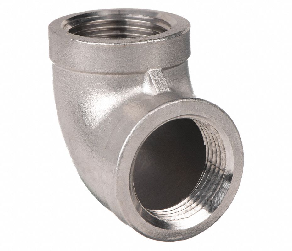 APPROVED VENDOR Codo de 90°, HNPT, 2" Tamaño de Tubería (Acople de ...