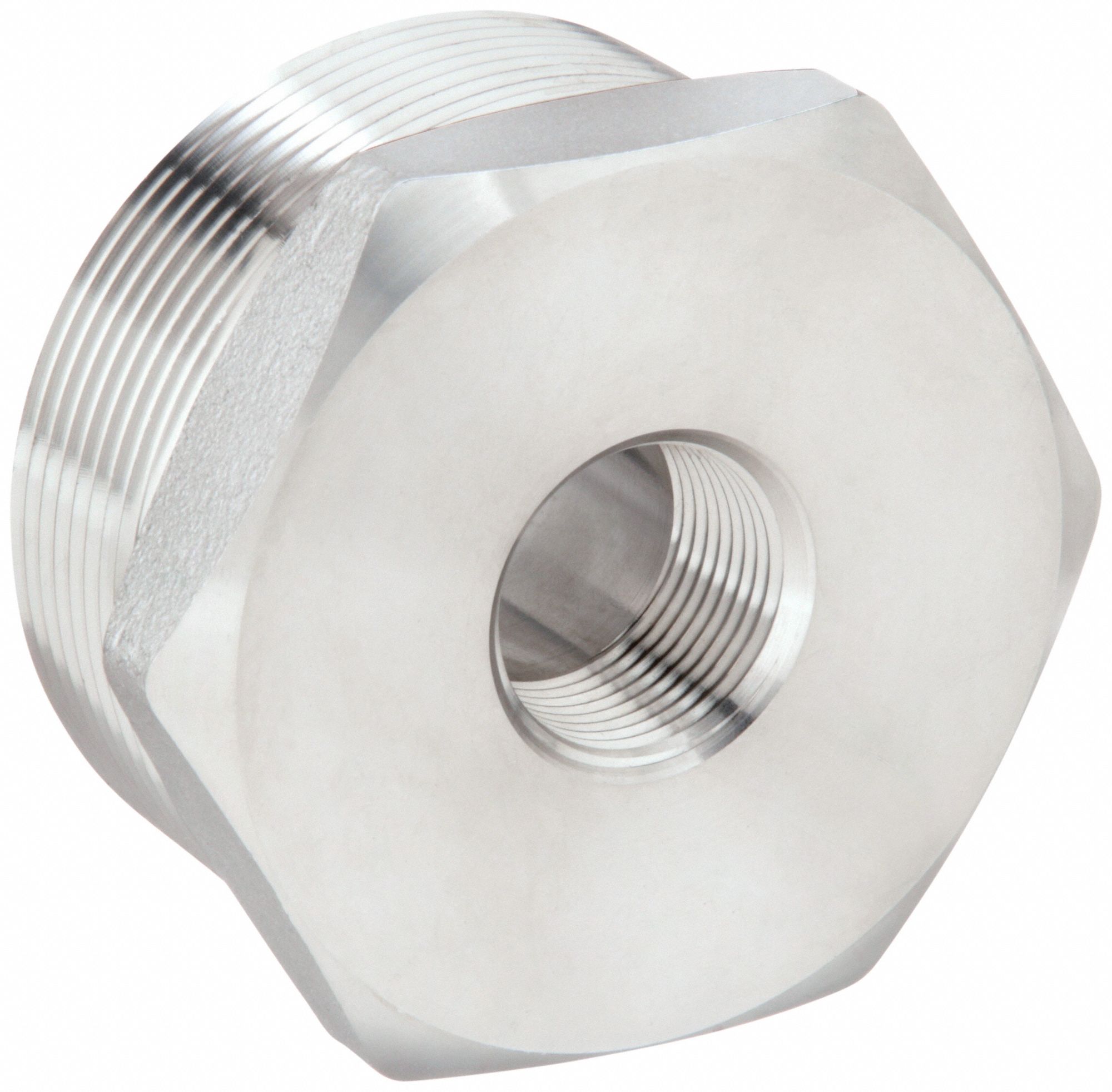 316 Stainless Steel, 3 in x 1 in Fitting Pipe Size, Hex Reducing Bushing - 1LTY8|4307001382 ...