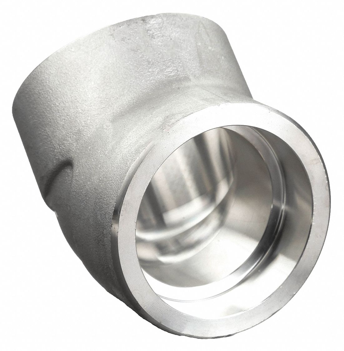 304 Stainless Steel, 1 in x 1 in Fitting Pipe Size, 45° Elbow - 2UB99 ...