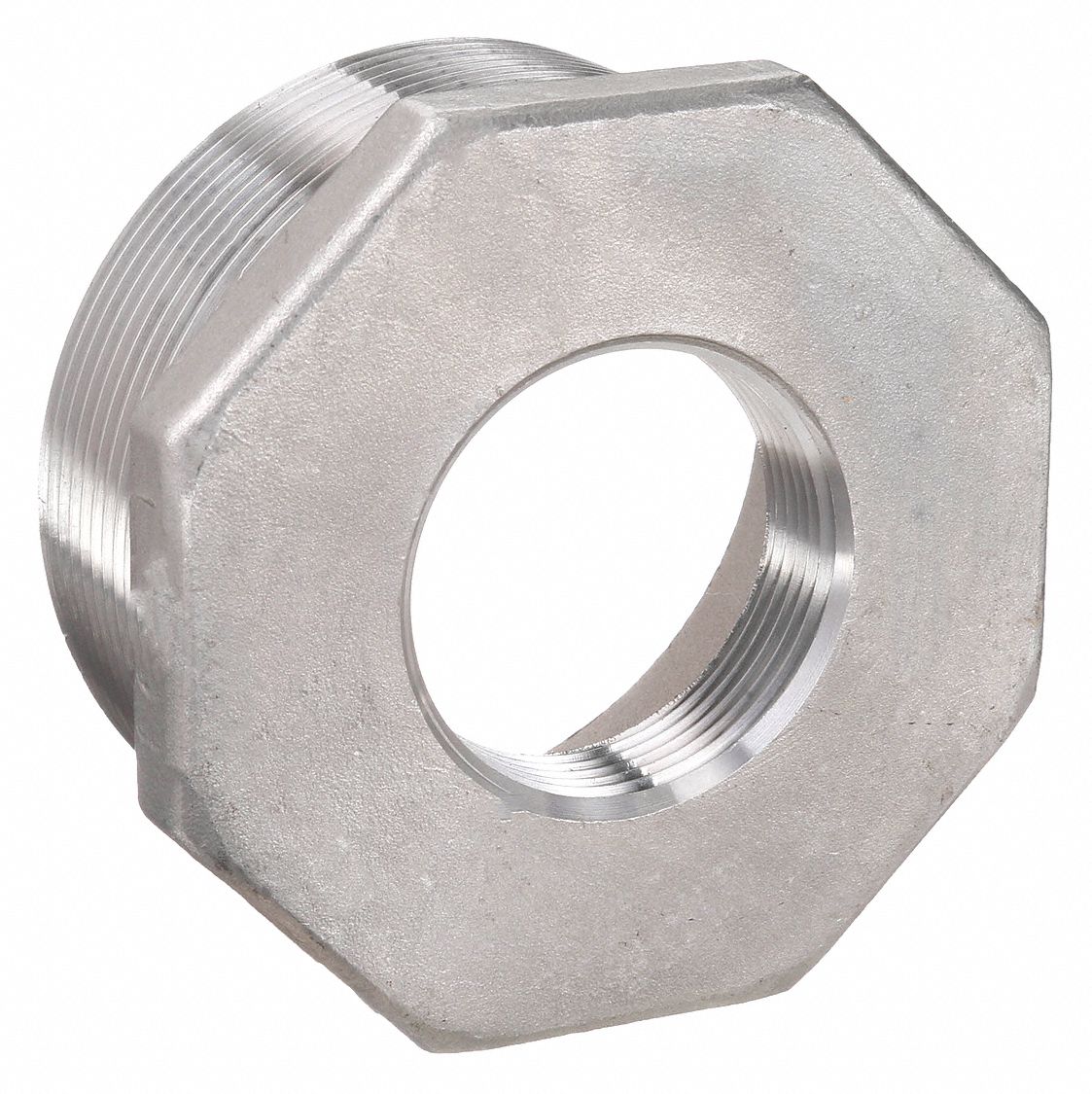 316 Stainless Steel, 4 in x 2 in Fitting Pipe Size, Hex Reducing ...