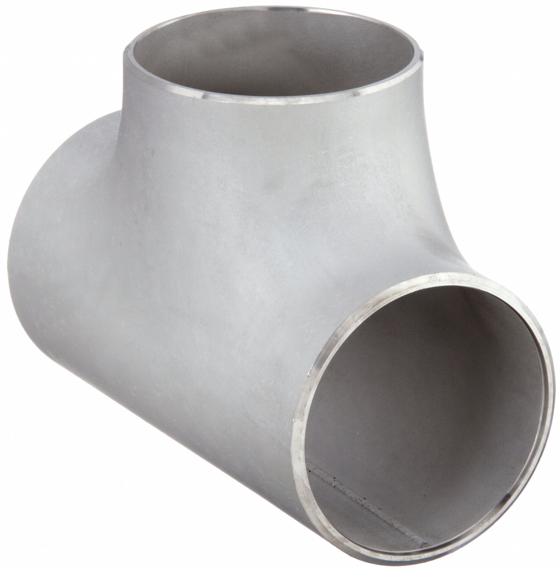 304L Stainless Steel, 2 in x 2 in x 2 in Fitting Pipe Size, Tee - 1LVJ8 ...