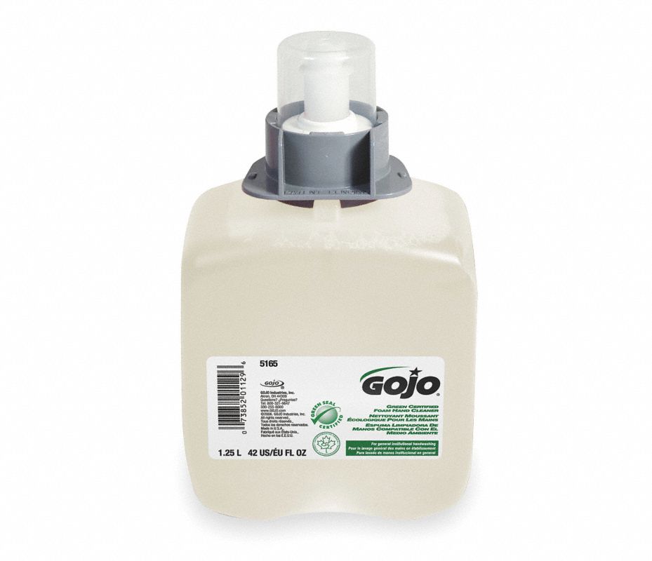 GOJO Espuma, Sin Perfume, 1250mL, 3 PK - 28K364 | 5165 - Grainger México
