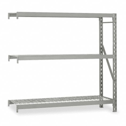 EDSAL, Add-On, 60 in x 24 in x 72 in, Bulk Storage Rack - 2EKP4 ...
