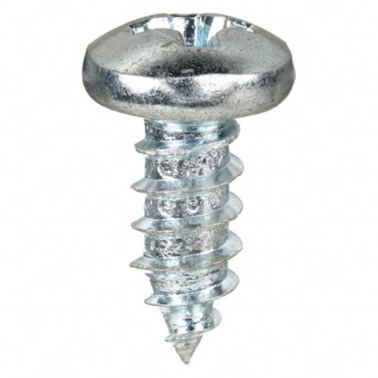 #6 Size, 7/8 in Lg, Sheet Metal Screw - 1LY48|SMPPI0-600870-100P - Grainger