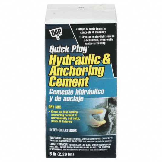 DAP, Quick Plug, Cement, Hydraulic Cement - 1LYG5|14086 - Grainger
