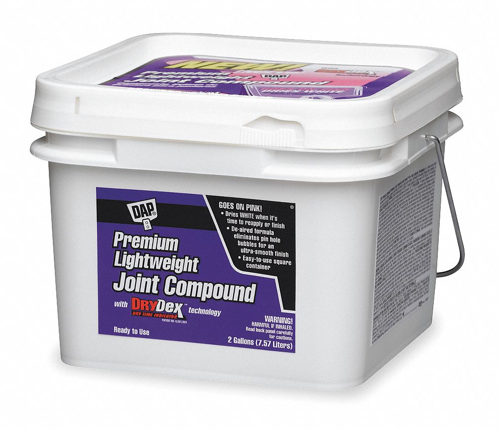 Joint Compound, 2 gal Size, White Color - Grainger