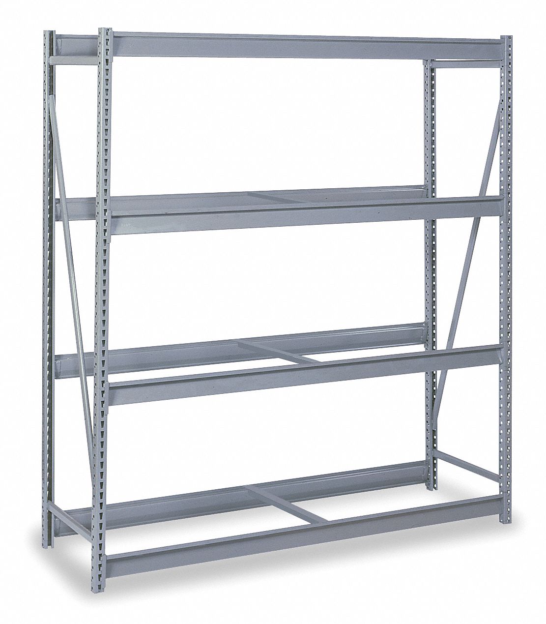 LYON Bulk Storage Rack: Starter, Medium-Duty, 96 in x 24 in x 96 in, 4 ...