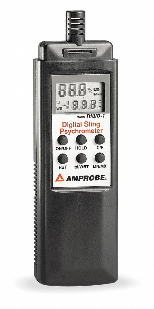 AMPROBE Digital Psychrometer - 1M924|THWD-1 - Grainger