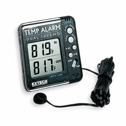 Digital Thermometer, Application Indoor/Outdoor - Grainger