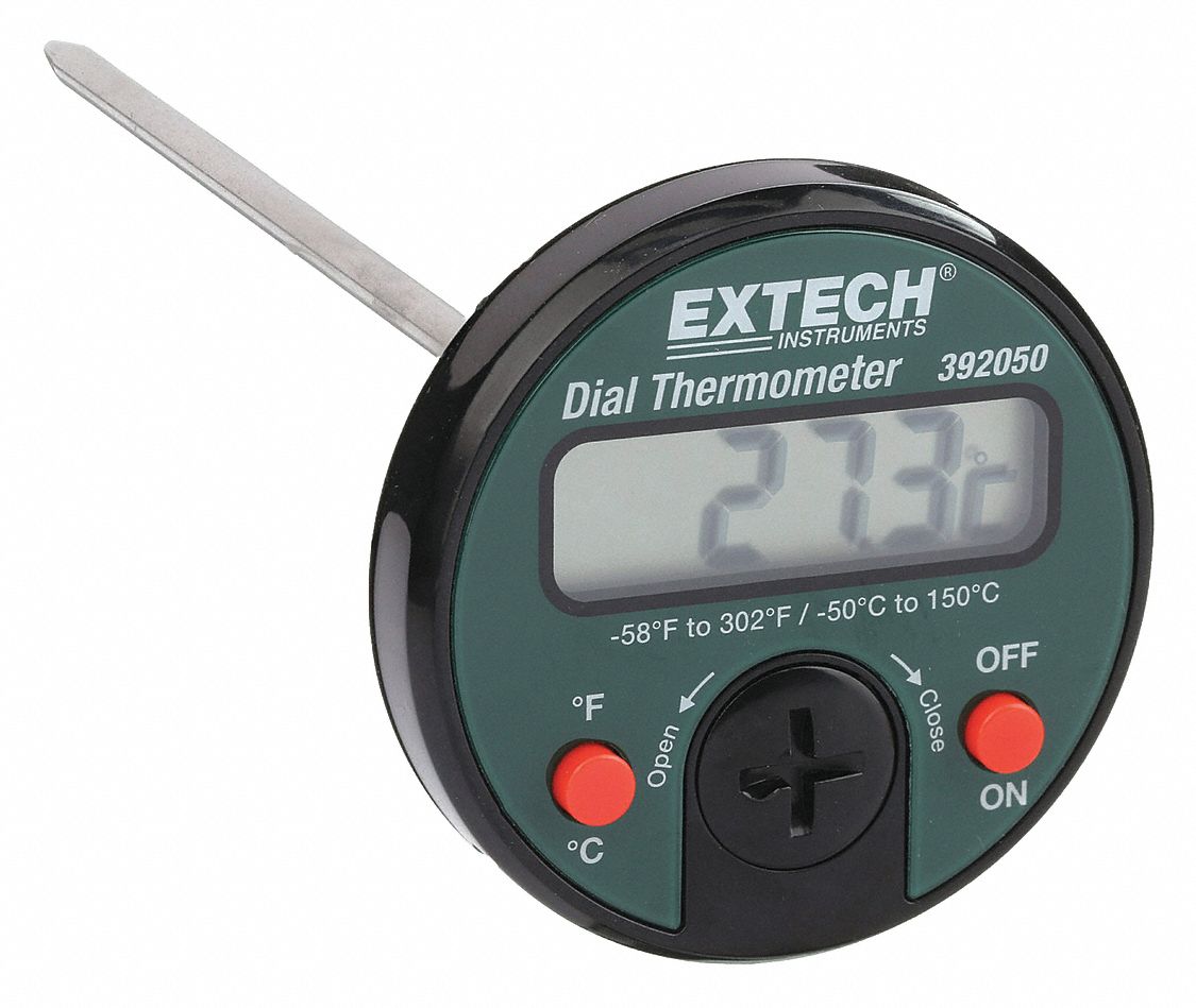 EXTECH Term Dig de Bol,-58 a 302 grados,5 pulg. - 1M954 | 392050 ...