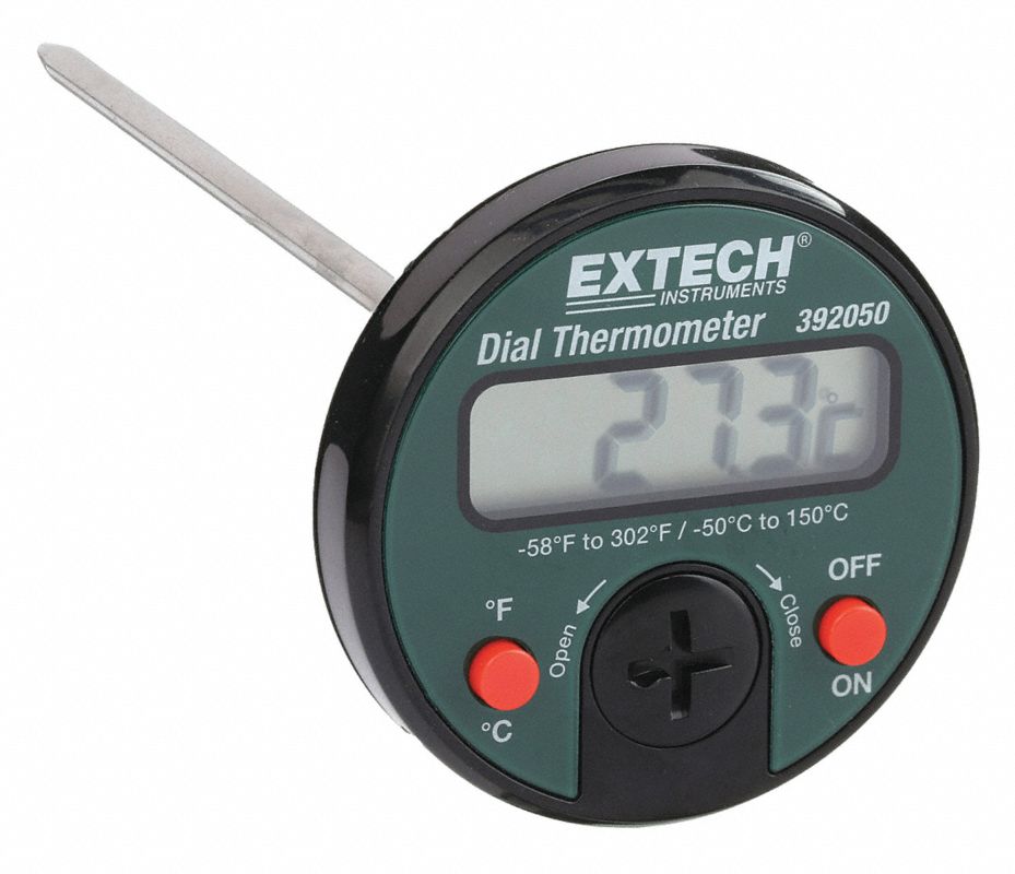 EXTECH Termómetro Digital de Bolsillo con pantalla LCD 4 dígitos -58° a ...