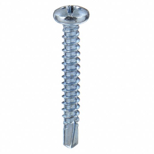 Sheet Metal Screw, PK 100 - Grainger