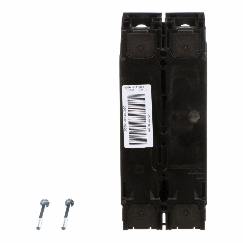 SQUARE D Molded Case Circuit Breaker: 150 A Amps, 65kA at 240V AC, Fixed, Line/Load Lug - 1MAU1 ...