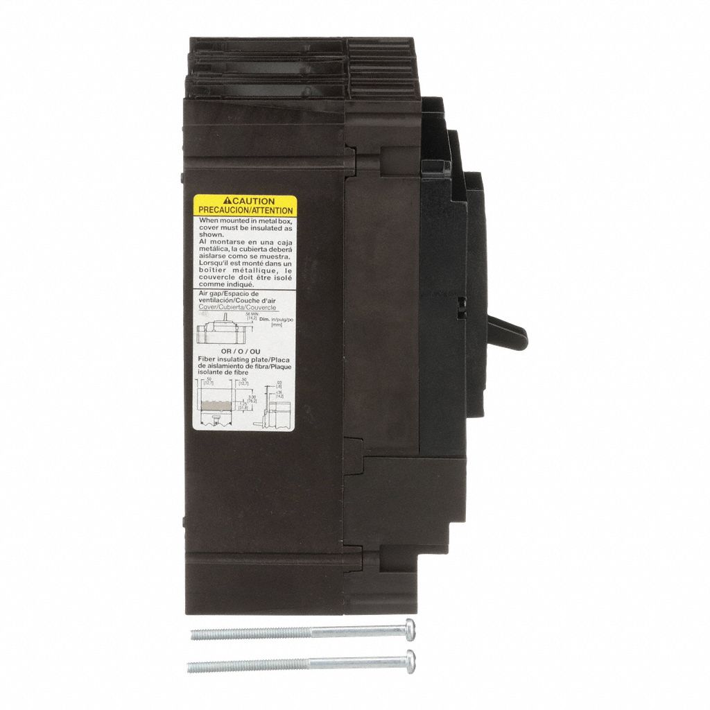 SQUARE D Molded Case Circuit Breaker: 25 A Amps, 25kA at 240V AC, Fixed, Line/Load Lug, ABC ...