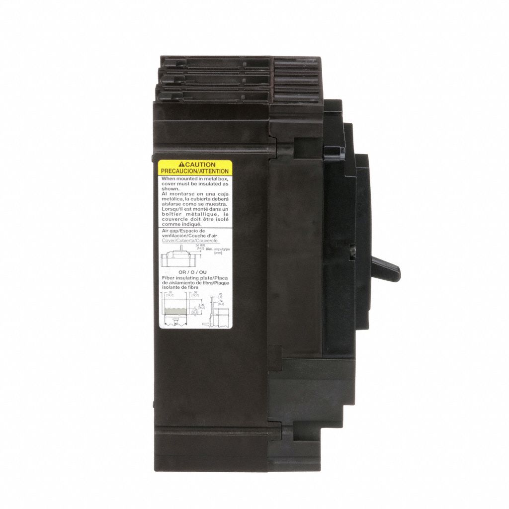 SQUARE D Molded Case Circuit Breaker: 40 A Amps, 25kA at 240V AC, Fixed, Line/Load Lug, ABC ...