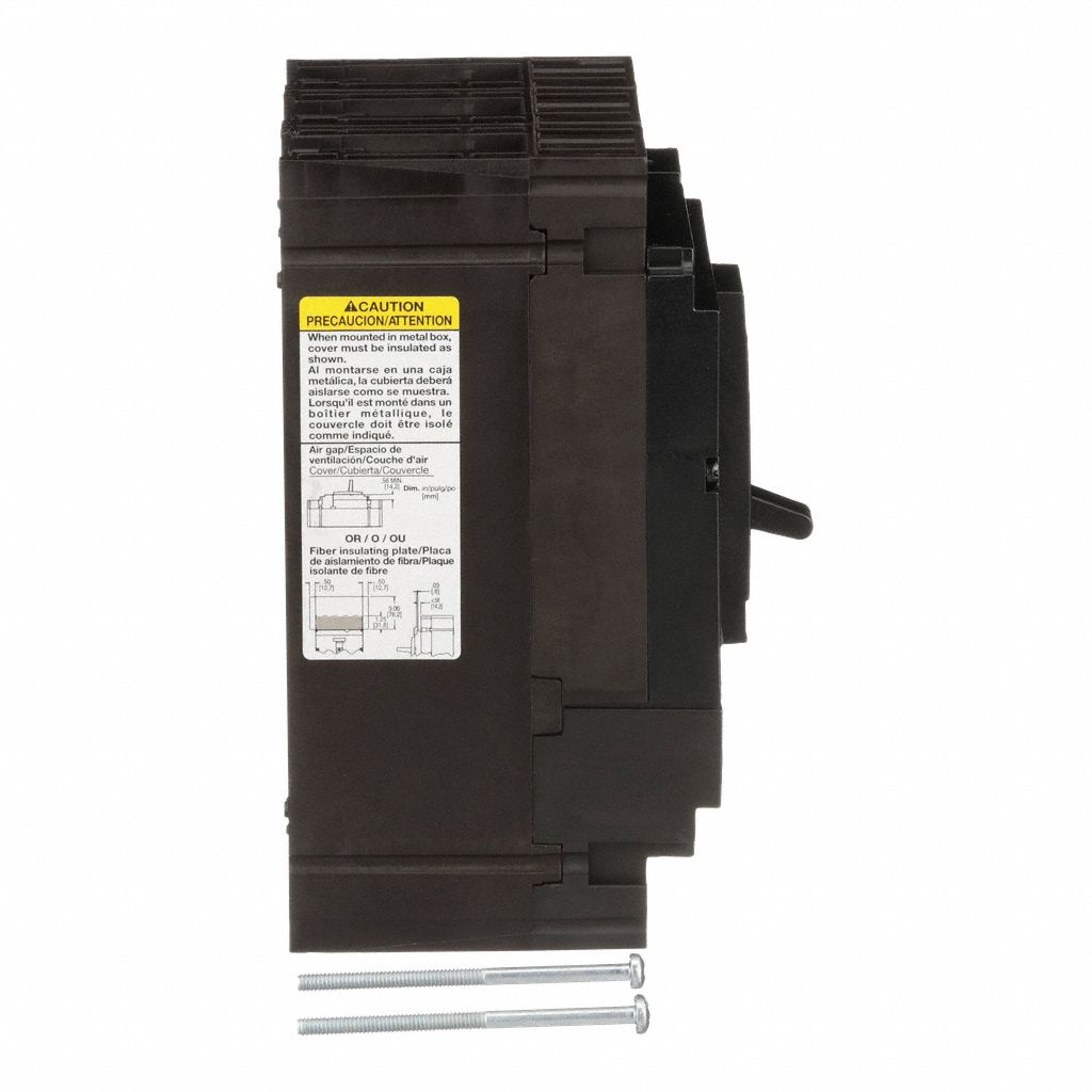SQUARE D Molded Case Circuit Breaker: 80 A Amps, 65kA at 240V AC, Fixed, Line/Load Lug, ABC ...