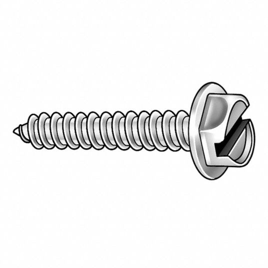 Self-Piercing Screw, PK 113 - Grainger