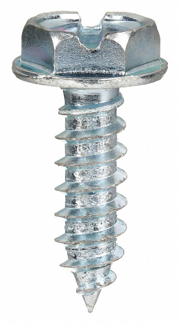 #7 Size, 1/2 in Lg, Sheet Metal Screw - 1MB61|697459-PG - Grainger