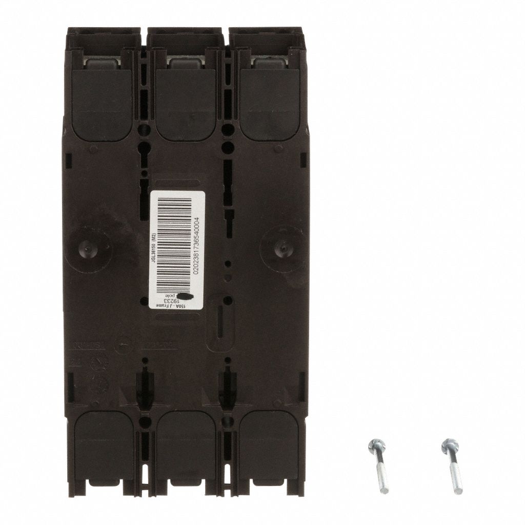 SQUARE D Molded Case Circuit Breaker: 150 A Amps, 65kA at 220/240V AC, Instantaneous, Line/Load ...