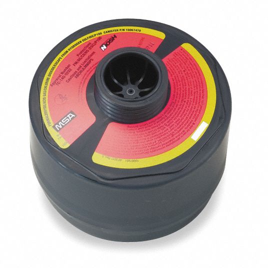 MSA, Magenta/Olive Color, Threaded, Gas Mask Canister - 1MBJ2|10067470 ...