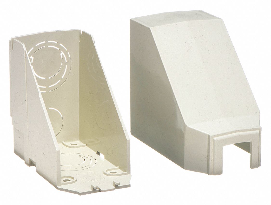 HUBBELL WIRING DEVICE-KELLEMS, Lan-Trak®, Plastic, Ceiling Adapter ...