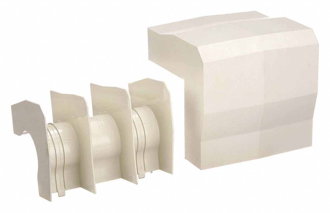 HUBBELL WIRING DEVICE-KELLEMS, Super Base-Trak®, Plastic, External ...