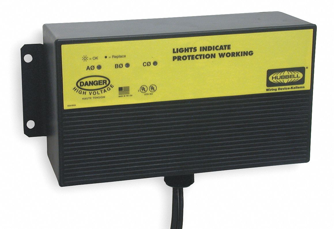 Surge Protector, Phase 1, Voltage 120/240 - Grainger