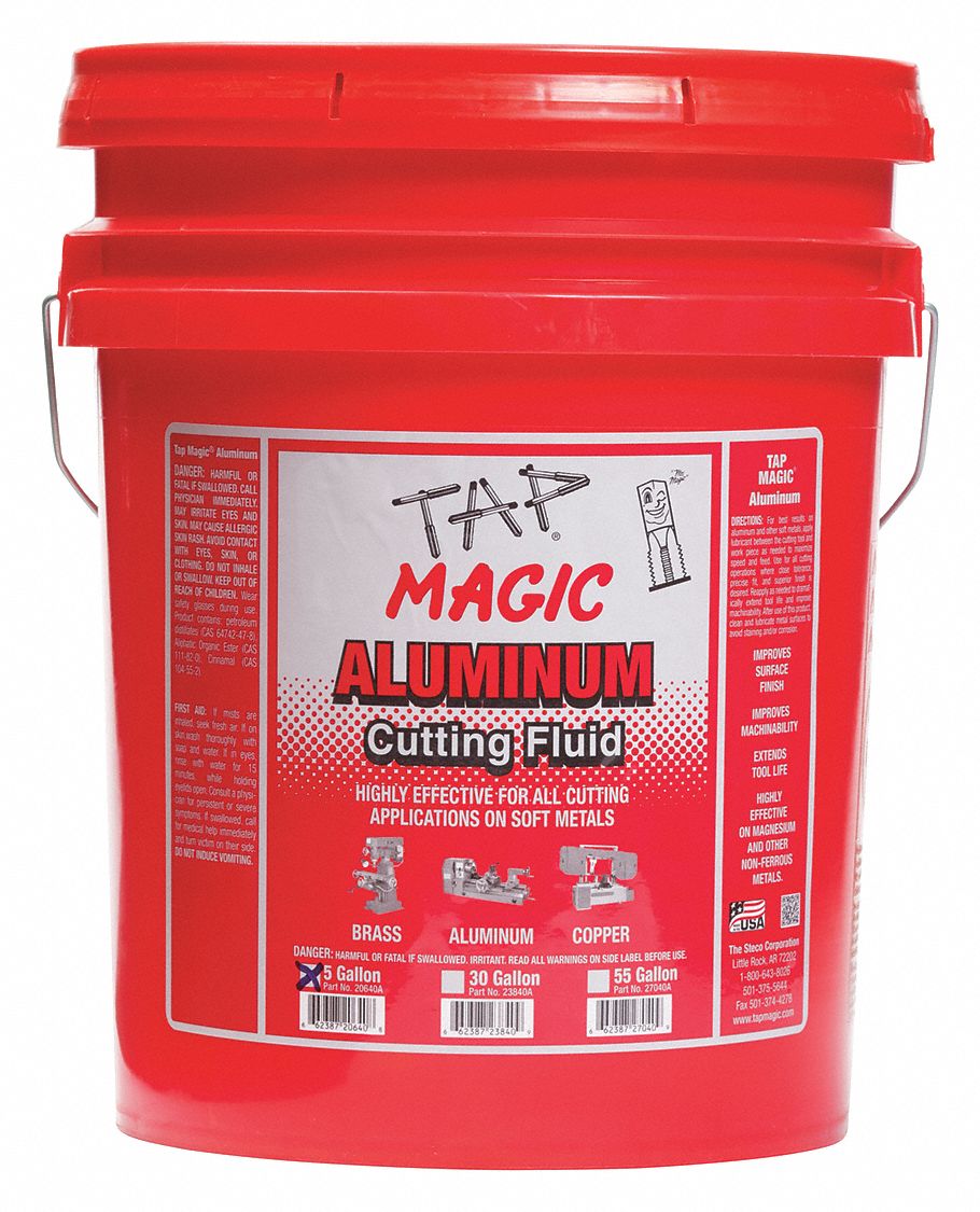 TAP MAGIC, Aluminum, 5 gal, Cutting Fluid - 1MCV2|20640A - Grainger