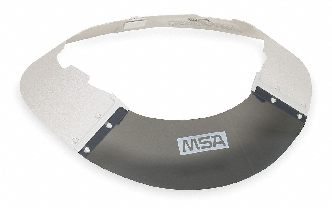 MSA, White, Polycarbonate, Visor - 1MDV7|697290 - Grainger