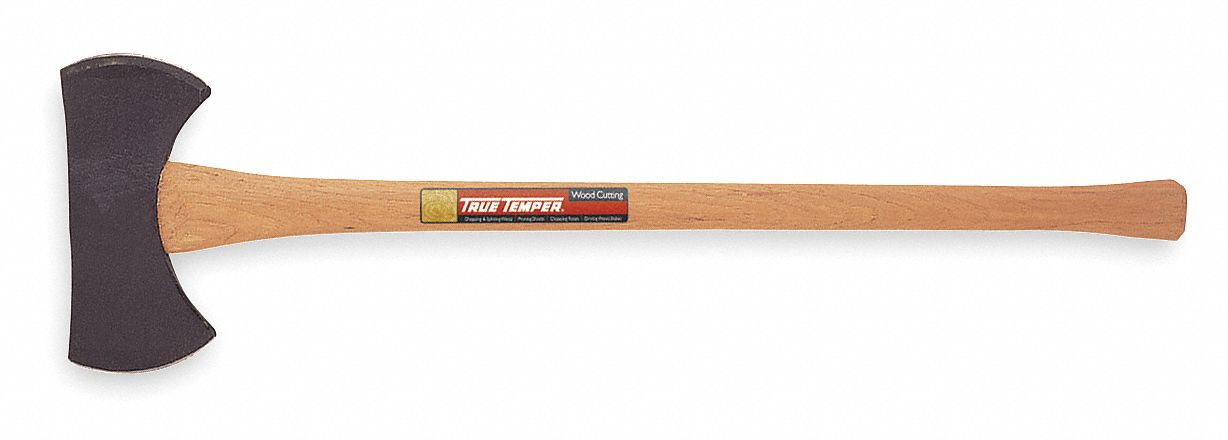 TRUE TEMPER Double Edge Axe, Wood Handle Material, 36 in, Head Weight 3 ...