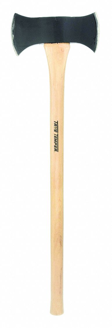 TRUE TEMPER, 36 in Overall Lg, 4 1/2 in Cutting Edge Lg, Double Edge ...
