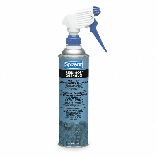 SPRAYON Solvent/Degreaser, Flash Free, 20 oz - 1MET8|20848LQ - Grainger