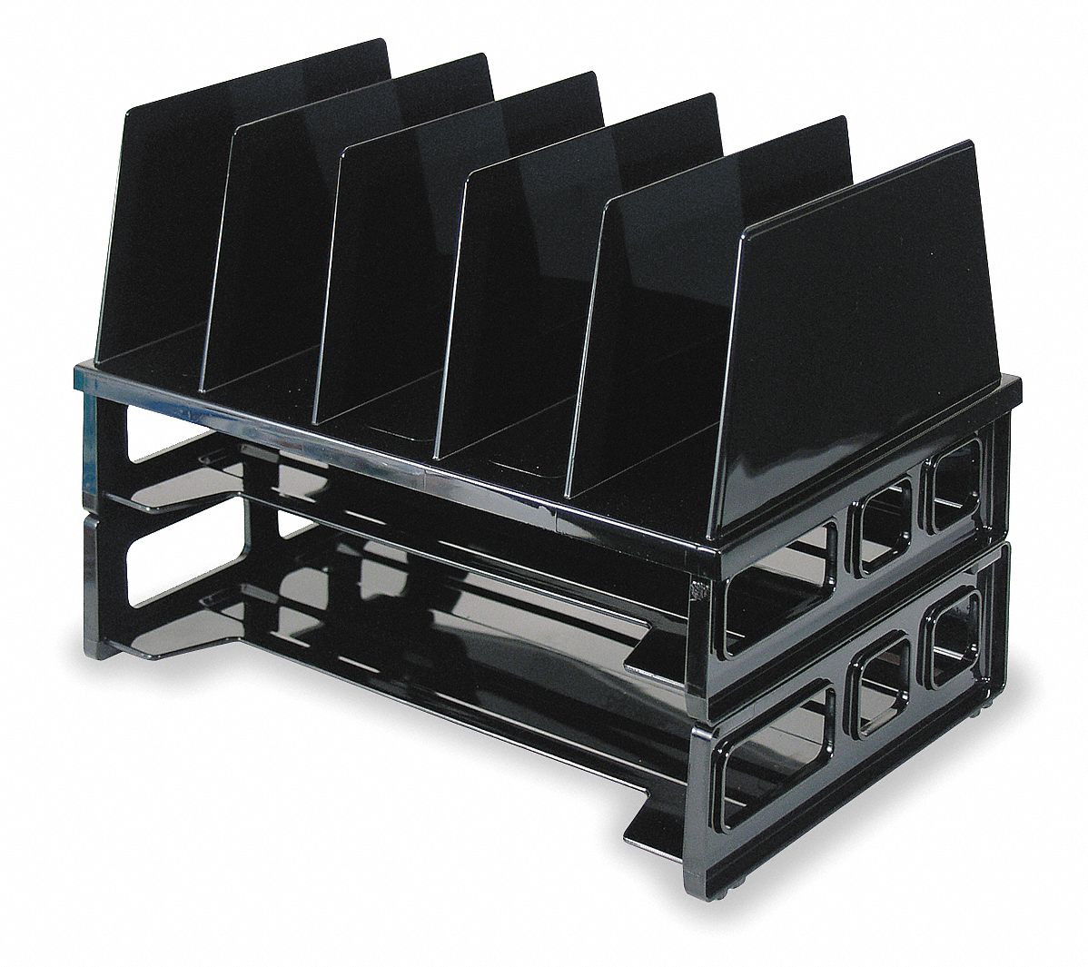 OFFICEMATE, 7 Compartments, Plastic, Letter Tray - 1MLJ1|22102 - Grainger