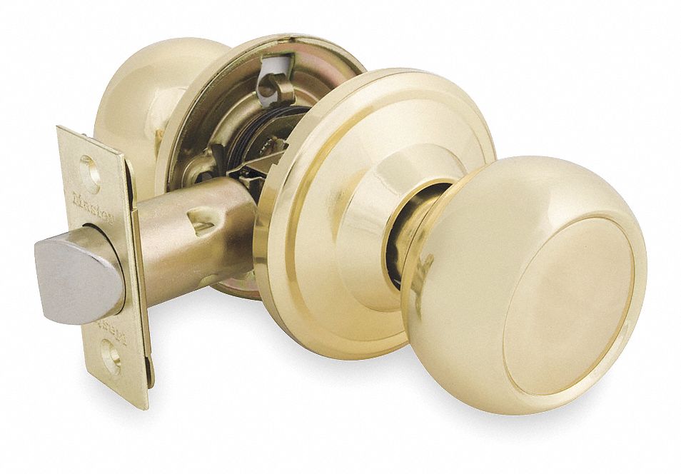 Knob Lockset, Mechanical, Knob, Cylindrical, Passage, 3 - Grainger