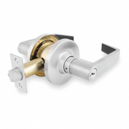 MASTER LOCK, Office Lever Locksets, Chrome, Door Lockset - 1MLP8 ...