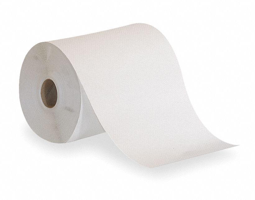 Paper Towel Roll, White, 350 ft Roll Length, PK 16 - Grainger