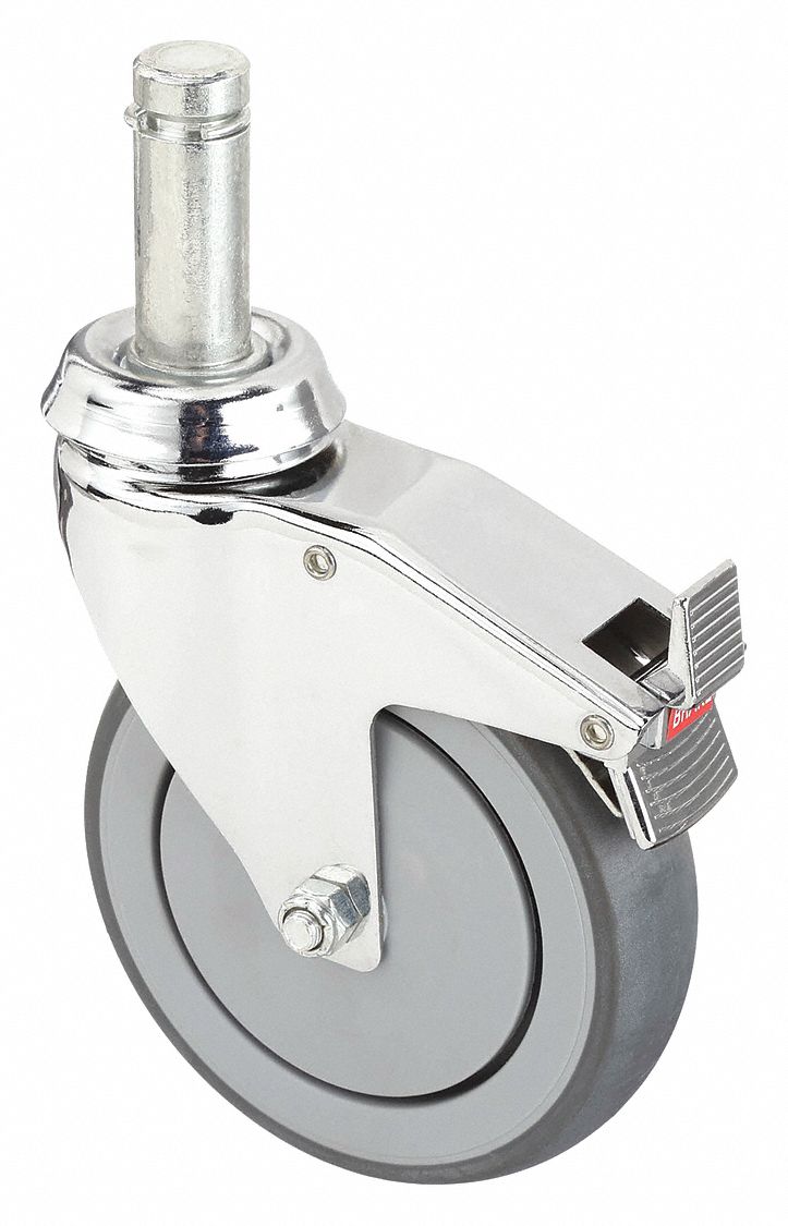 Swivel, Total Lock, Stem Caster - 1MME8|P14S-RP050K-SG7-TB - Grainger
