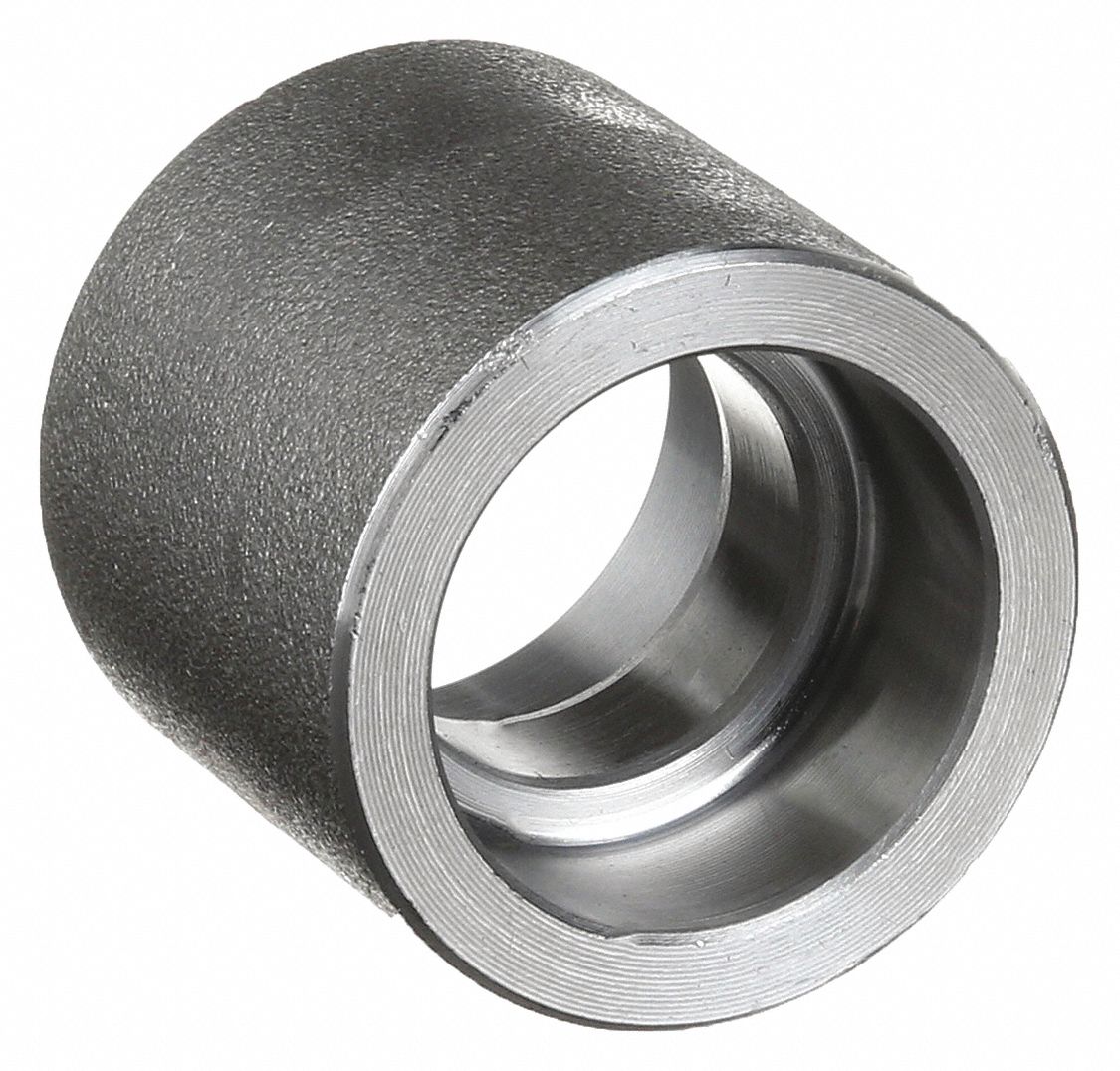 Forged Steel, 1/2 in x 1/2 in Fitting Pipe Size, Coupling - 1MNW9|1MNW9 ...