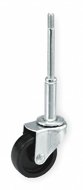Swivel Stem Caster, 2 in Wheel Dia., 100 lb Load Rating - Grainger