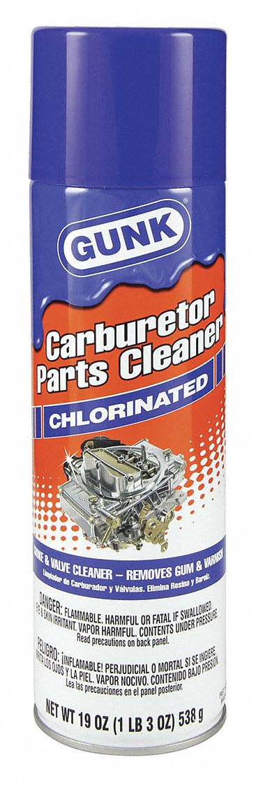 GUNK Carburetor Cleaner, Aerosol Can, 19 oz, Flammable, Non Chlorinated ...