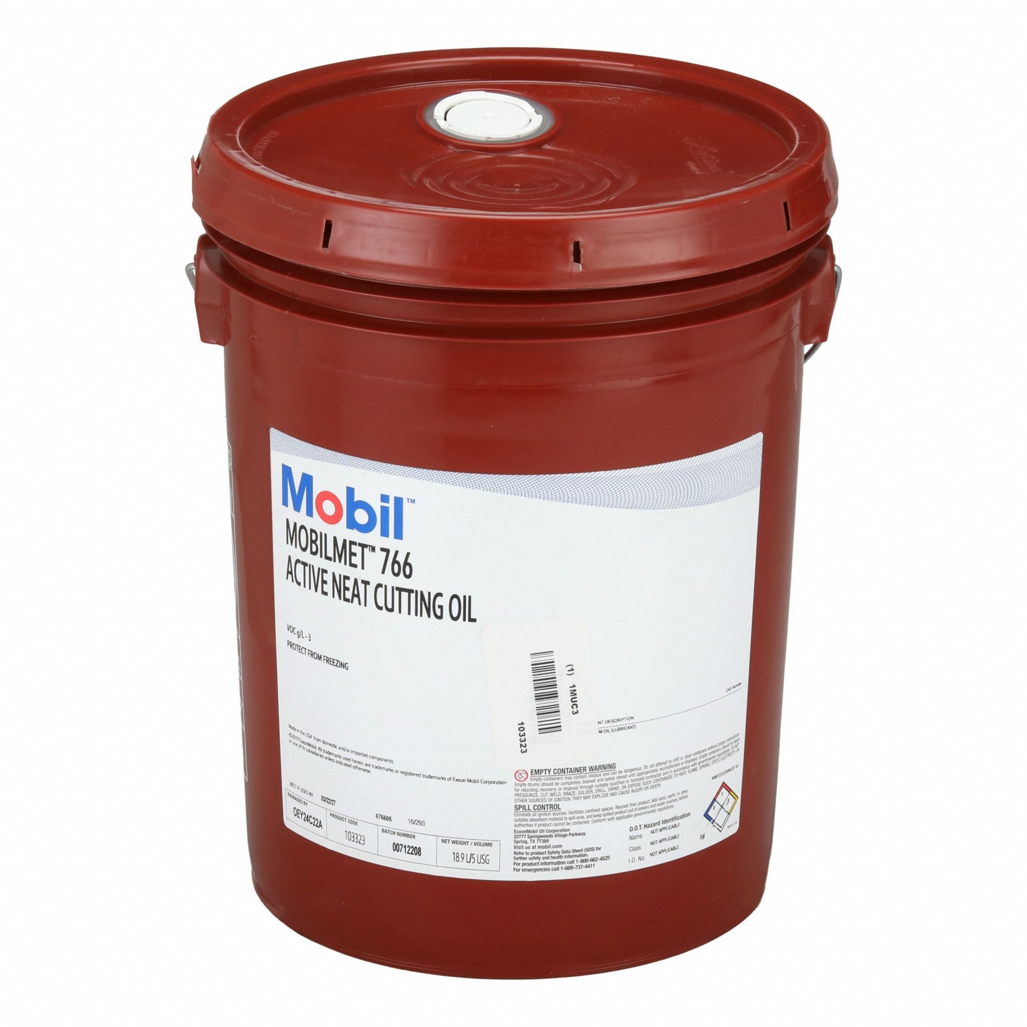 MOBIL, Mobilmet 766, 5 gal, Cutting Oil - 1MUC3|103323 - Grainger
