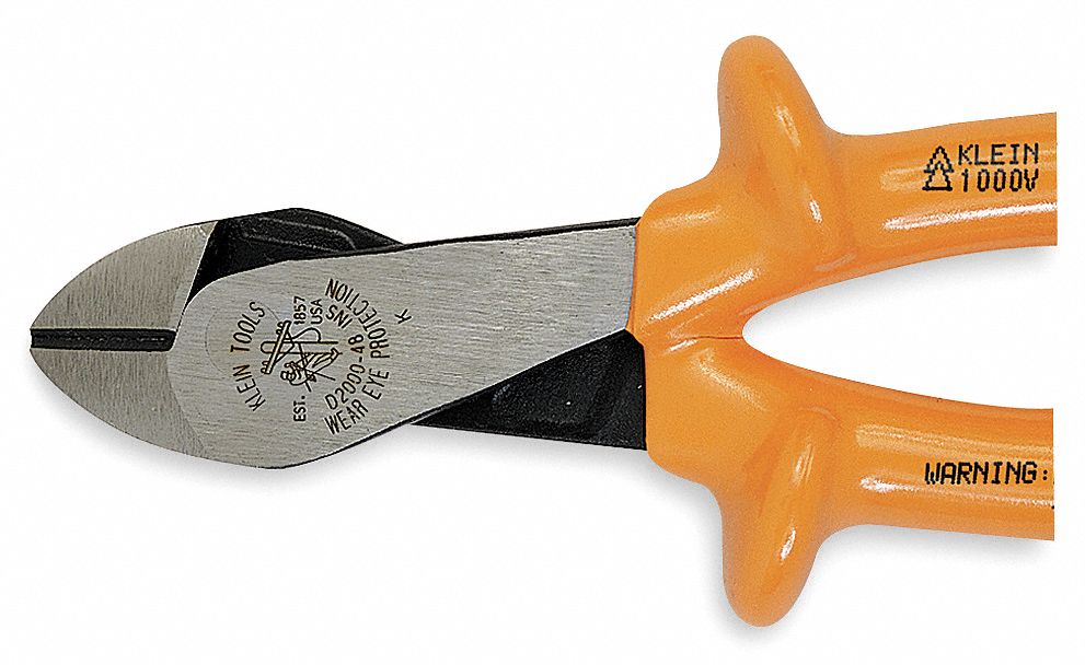 KLEIN TOOLS Pinzas de Corte Diagonal de Alto Apalancamiento 8-1/4 ...