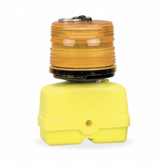 Warning Light, Incandescent, (2) 6V Lantern Batteries (Not Included ...