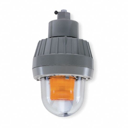 FEDERAL SIGNAL Explosion Proof Warning Light, LED, 120/240V AC, Flashes ...