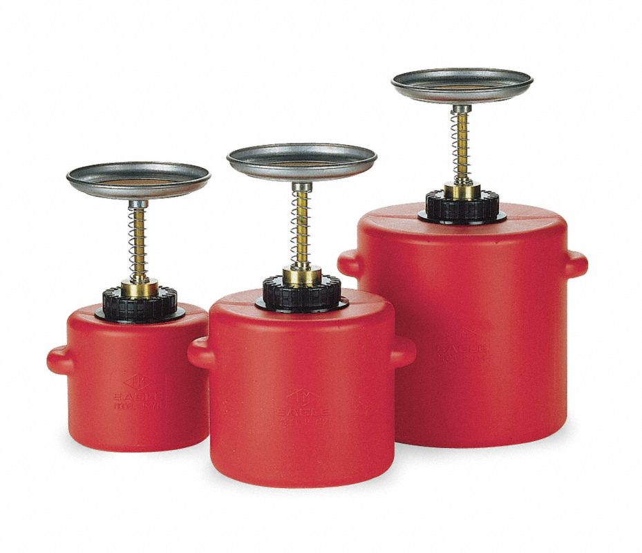 EAGLE Recipiente de Embolo 0.25 gal. Polietileno Rojo - Humedecedores ...
