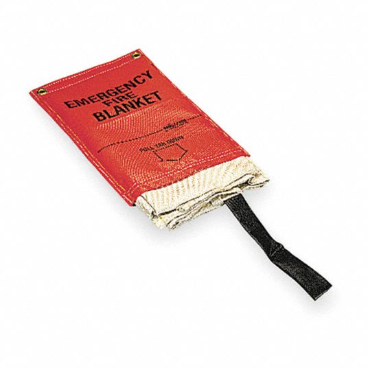 SELLSTROM, Fire Blanket, 6 ft x 5 ft, Fire Blanket - 1N783|S97450 ...