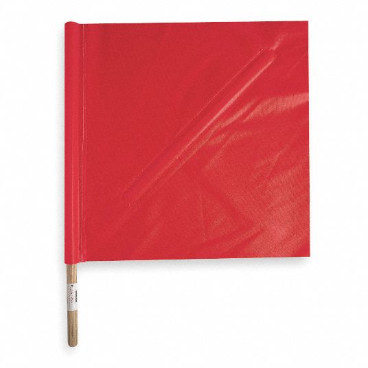 Handheld Warning Flag - Grainger