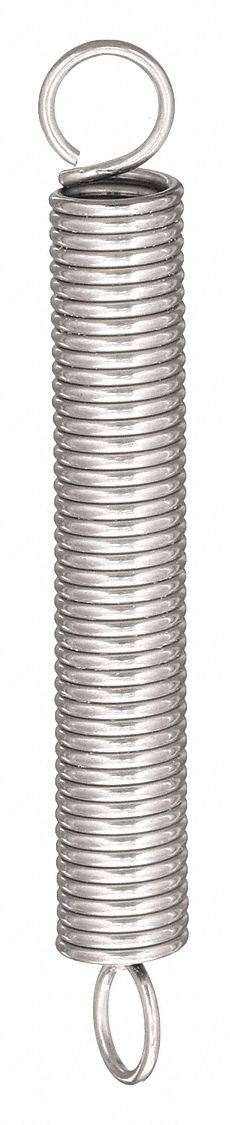 Utility, 302 Stainless Steel, Extension Spring - 1NAL9|1NAL9 - Grainger